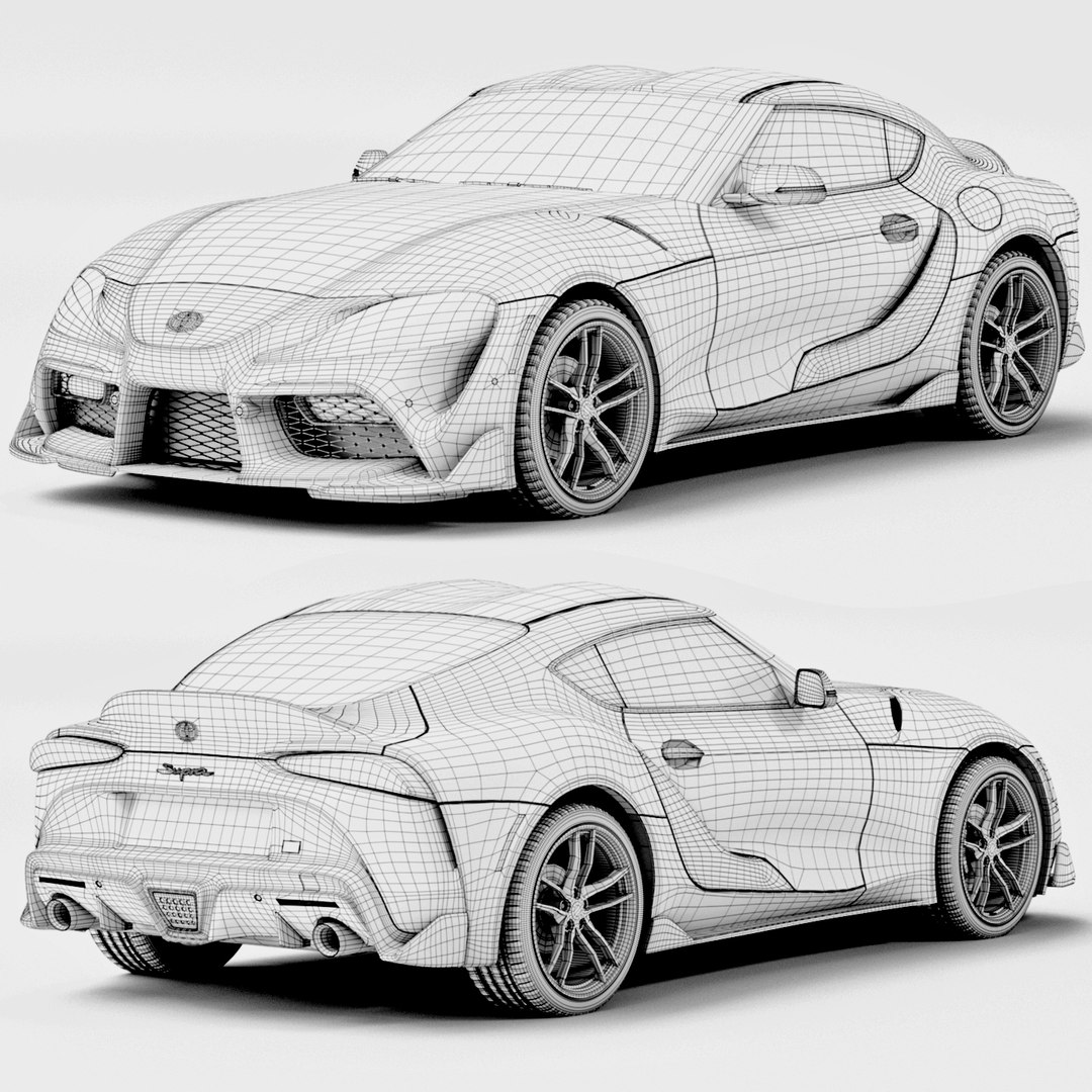 Toyota Supra Gr 3D Model - TurboSquid 1521086