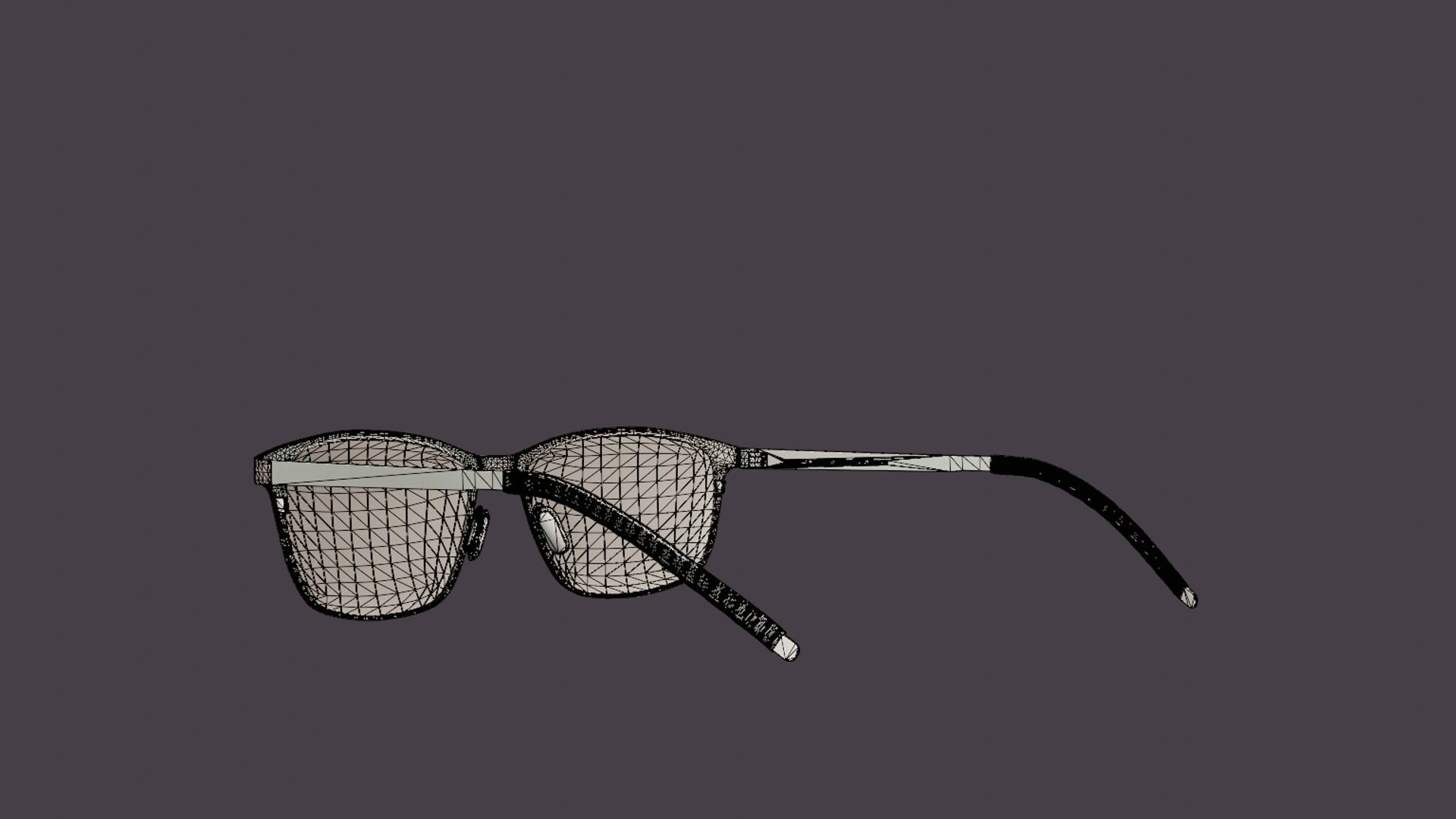 3D Model Designer Prescription Glasses - TurboSquid 2214232