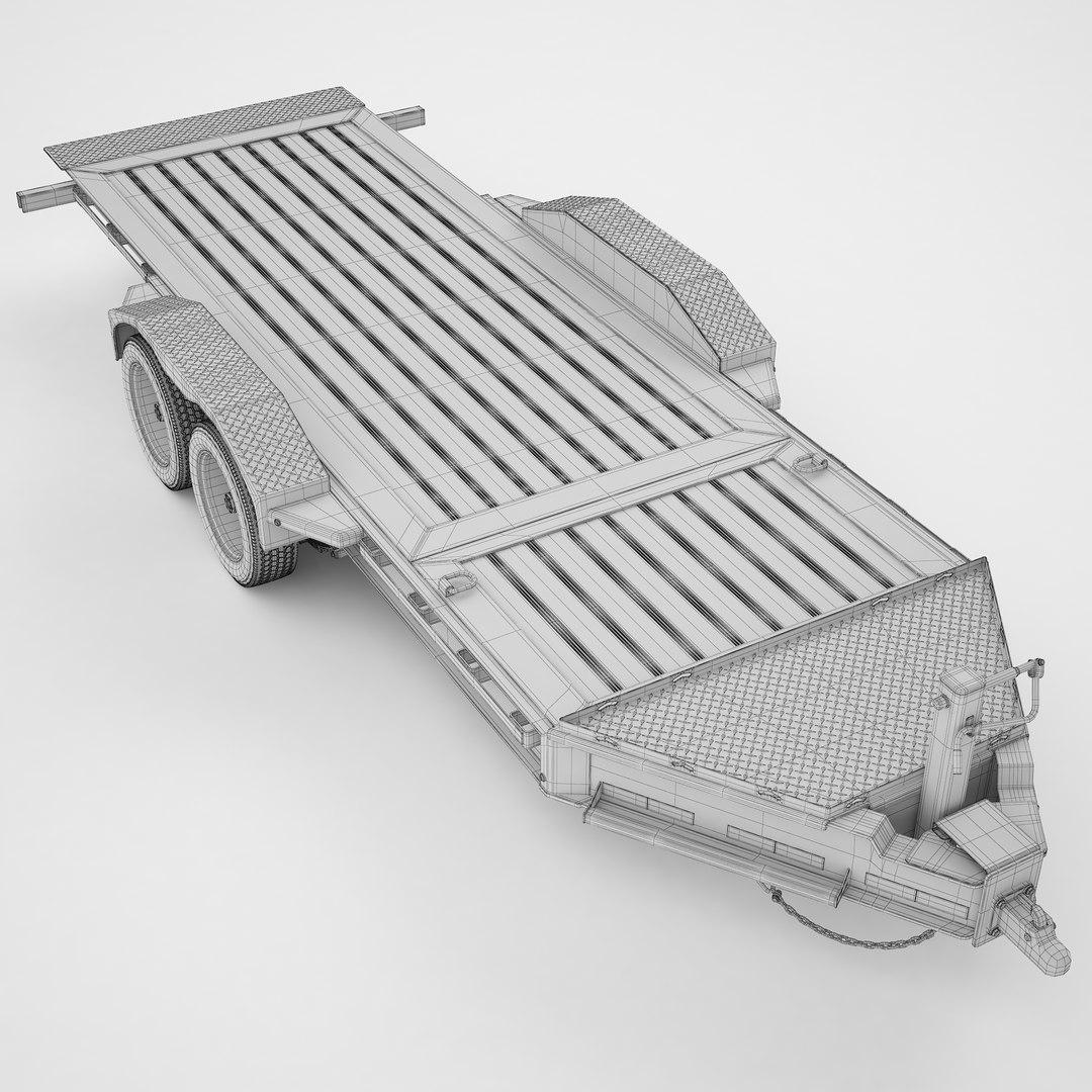 Tilt Trailer 02 3D Model - TurboSquid 2259165