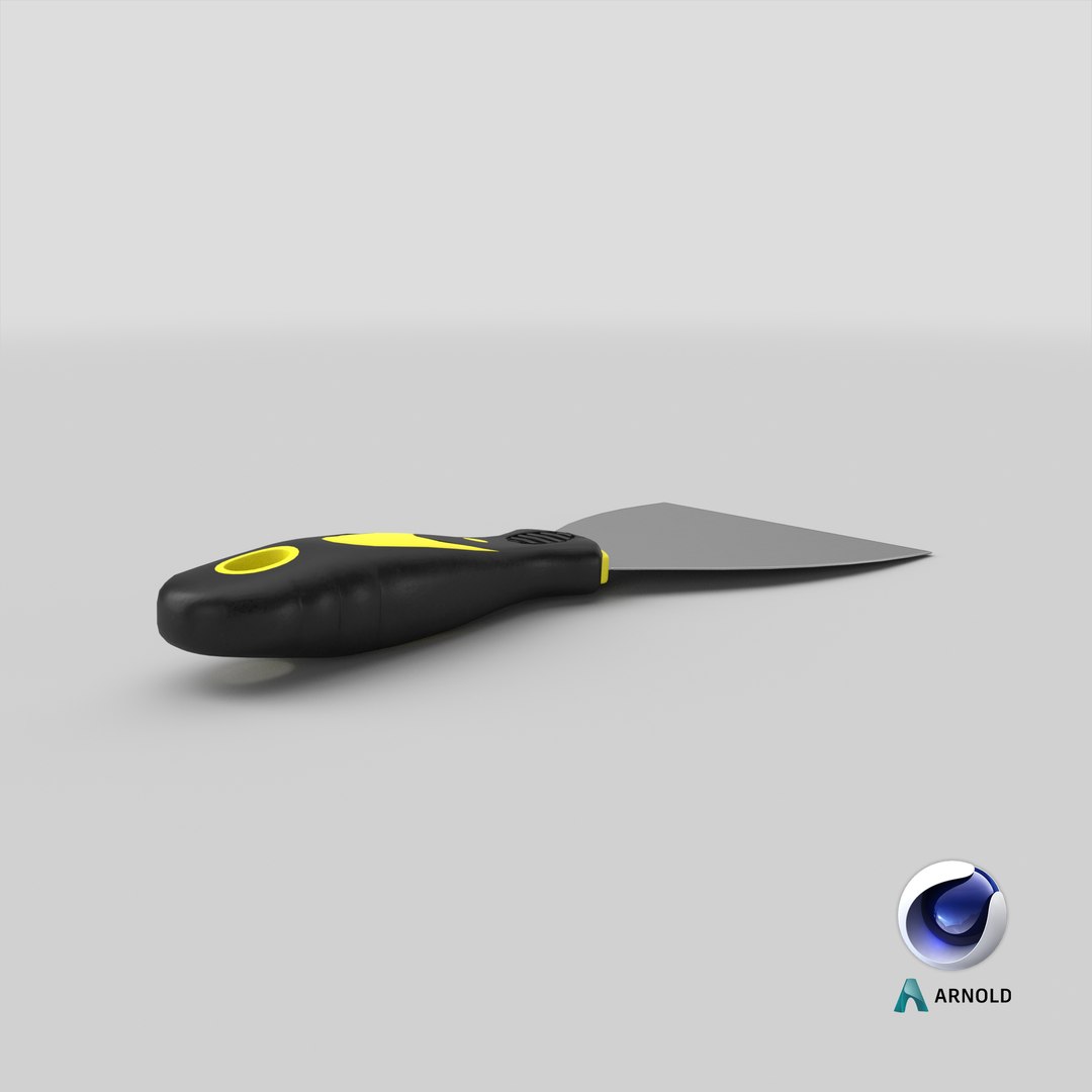 3D Paint Scraper 03 Clean And Dirty Model - TurboSquid 2098336