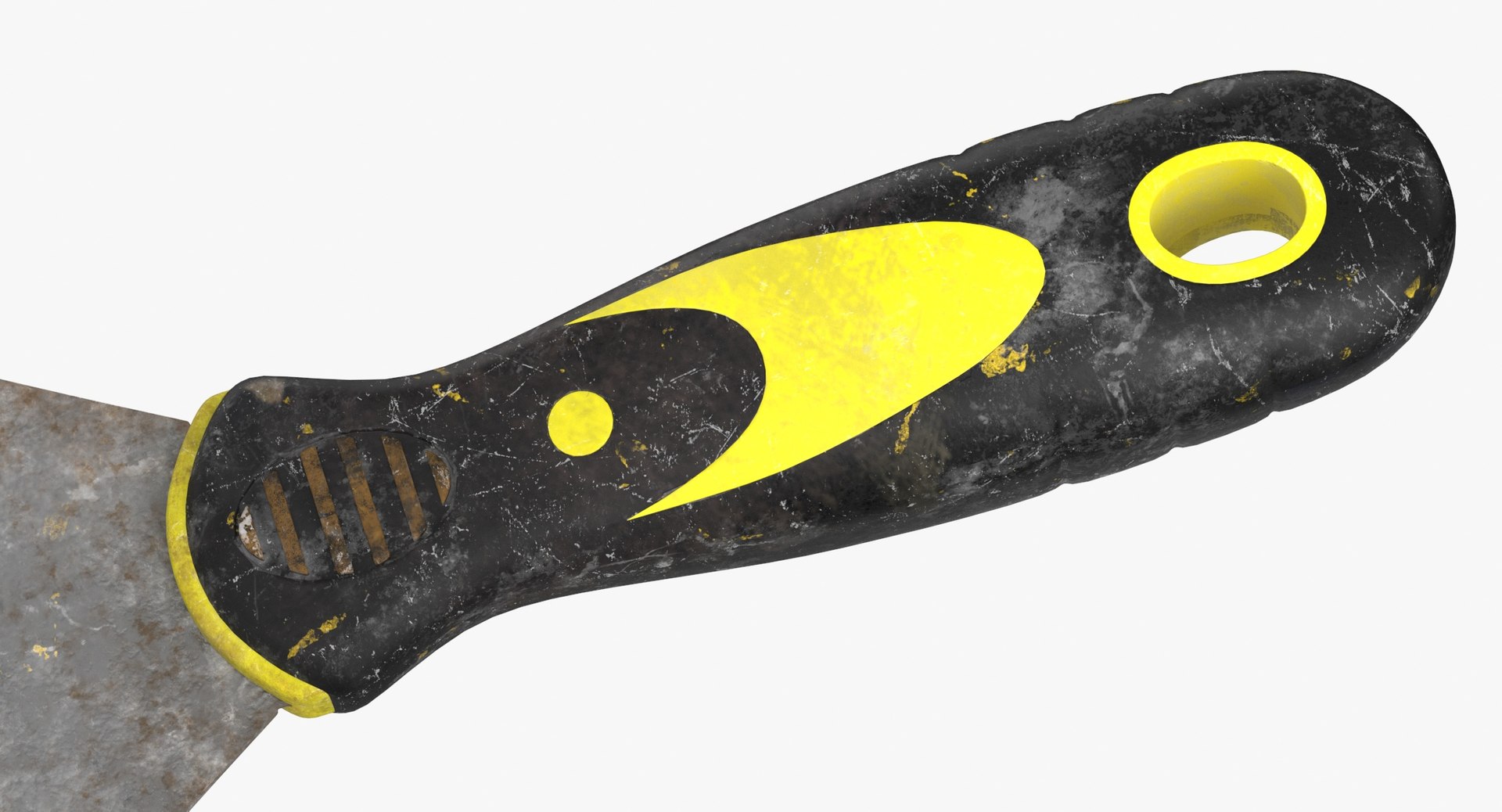 3D Paint Scraper 03 Clean And Dirty Model - TurboSquid 2098336