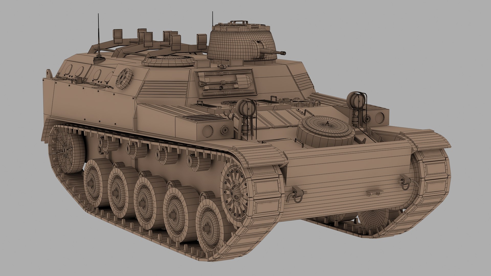 Combat Apc Army 3d Model