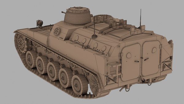 combat apc army 3d model