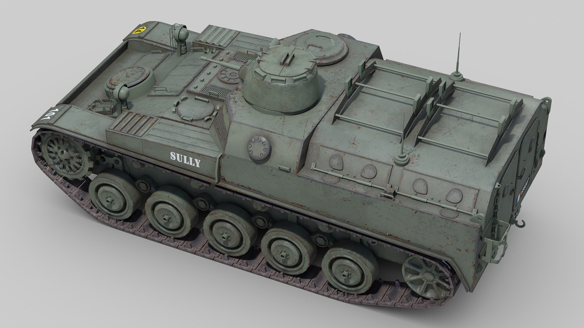 Combat Apc Army 3d Model