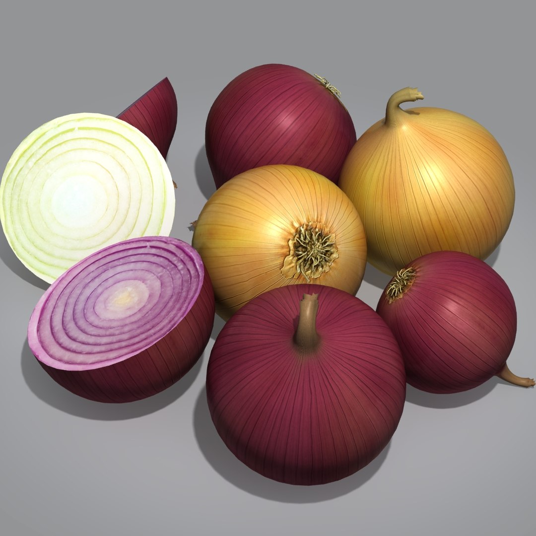 Obj Realistic Onions
