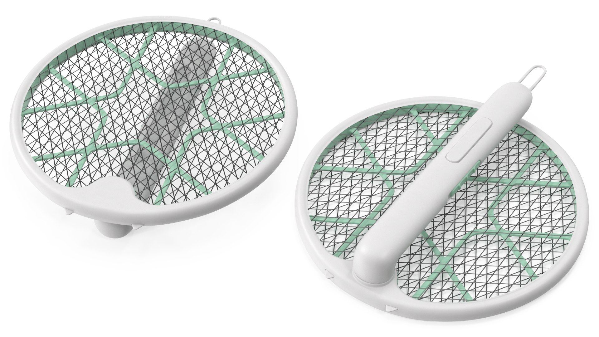 3D Model Folded Electric Bug Zapper Racket - TurboSquid 2166404