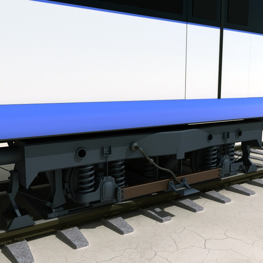 realistic subway car v2 3d obj