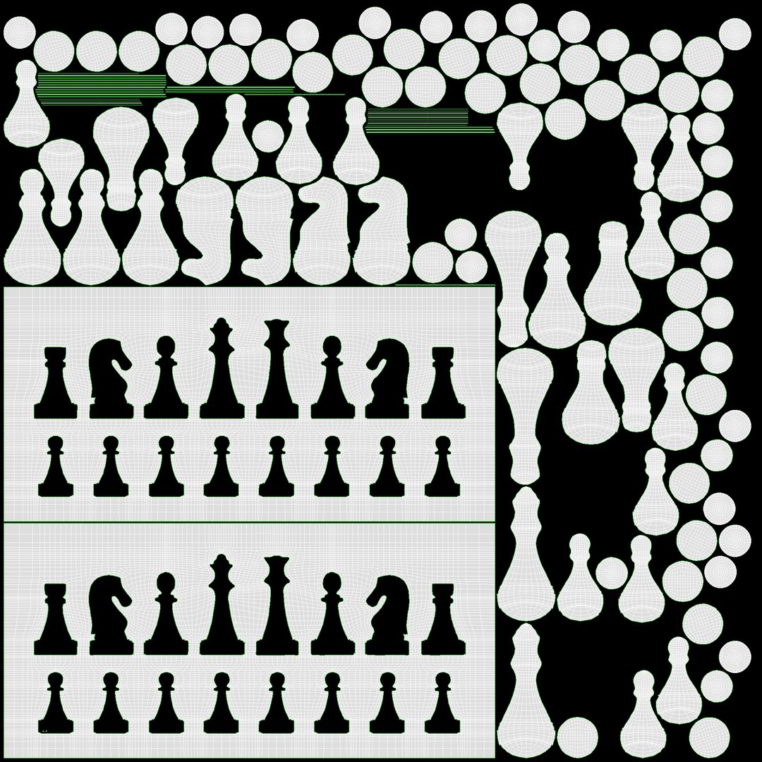 Chess Pieces Open Board Ready To Play 3D model - TurboSquid 2154185