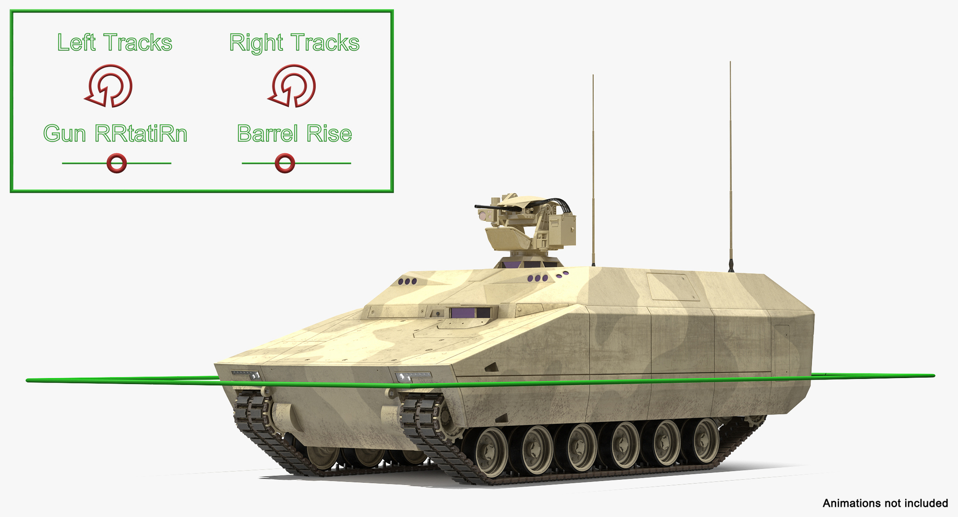 Lynx Ifv Desert Rigged Model - TurboSquid 1374683