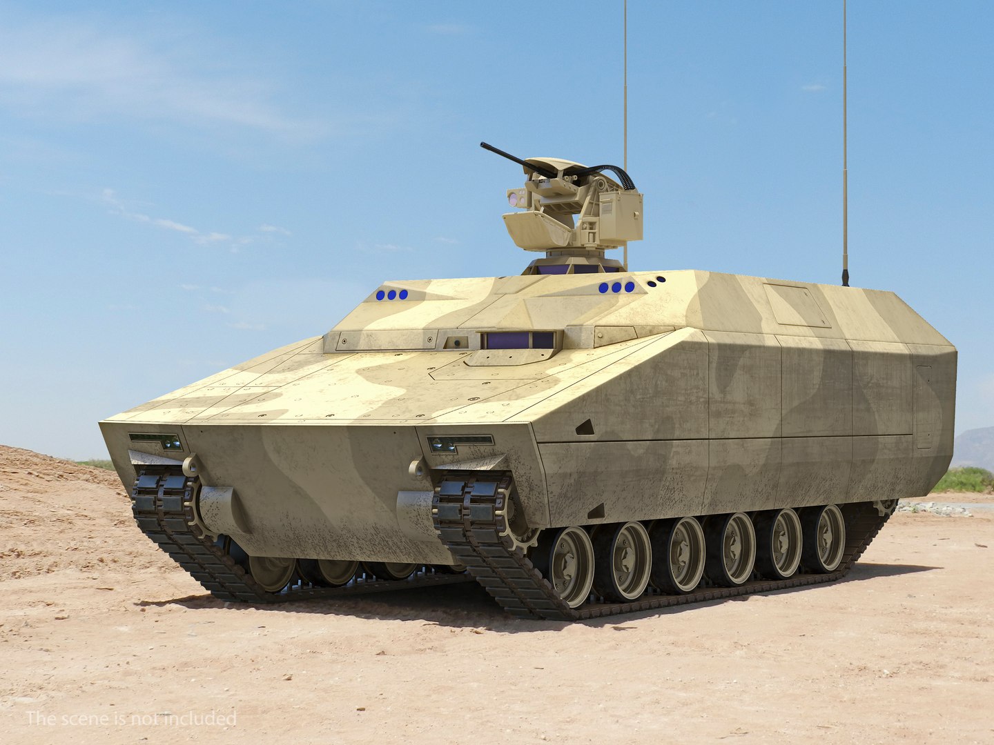 Lynx Ifv Desert Rigged Model - TurboSquid 1374683