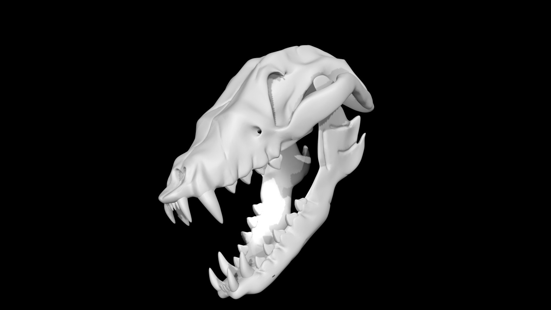 3D Rigged Fox Skull - TurboSquid 1885060