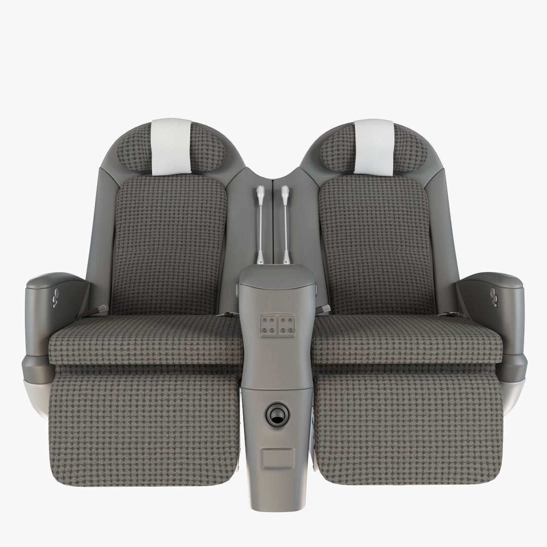 3d Jal Sky Shell Seat Model
