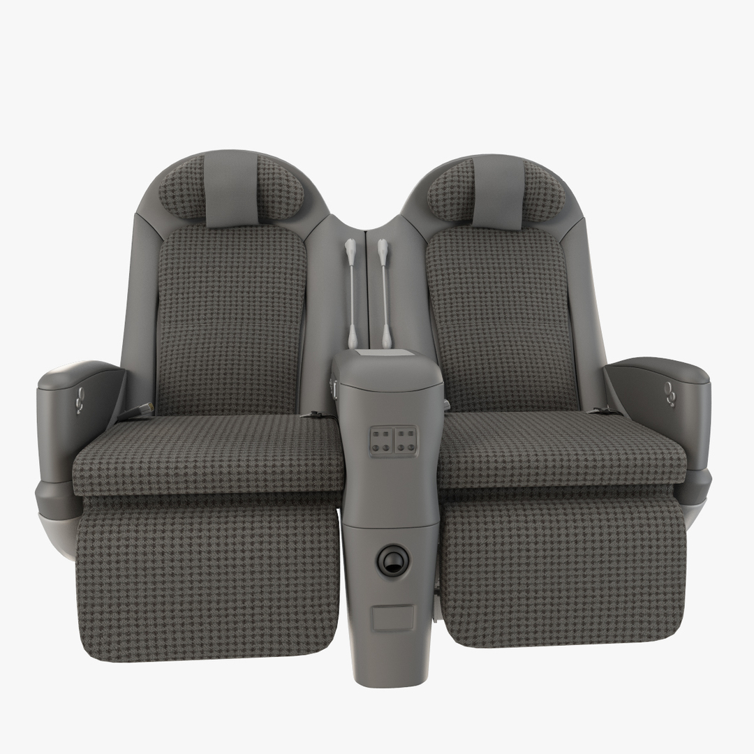 3d Jal Sky Shell Seat Model