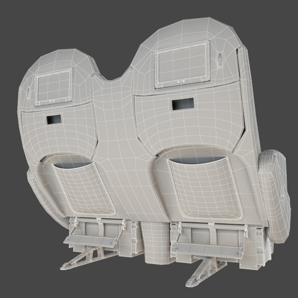 3d jal sky shell seat model