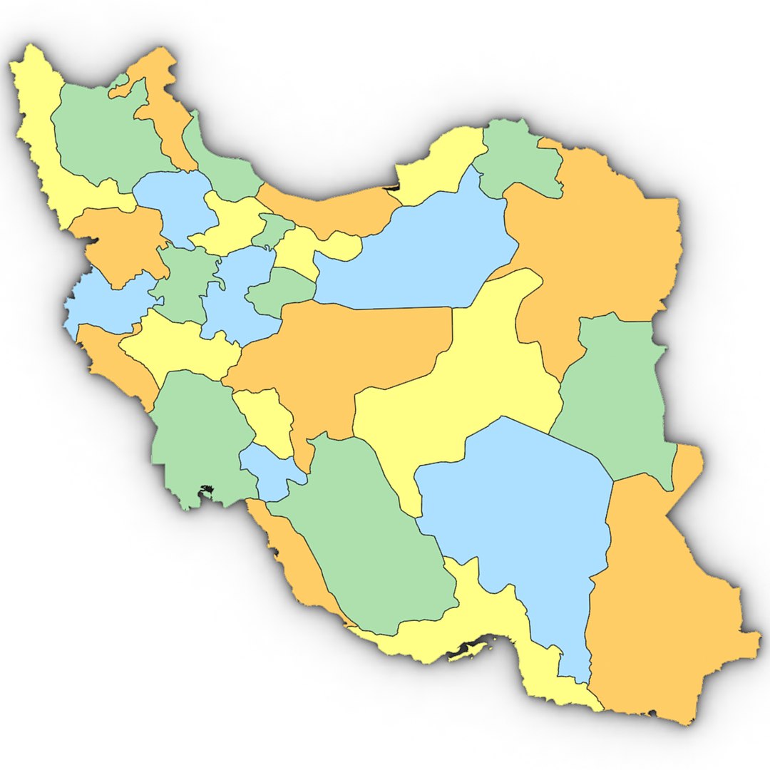 3D Model Iran Political - TurboSquid 1349770