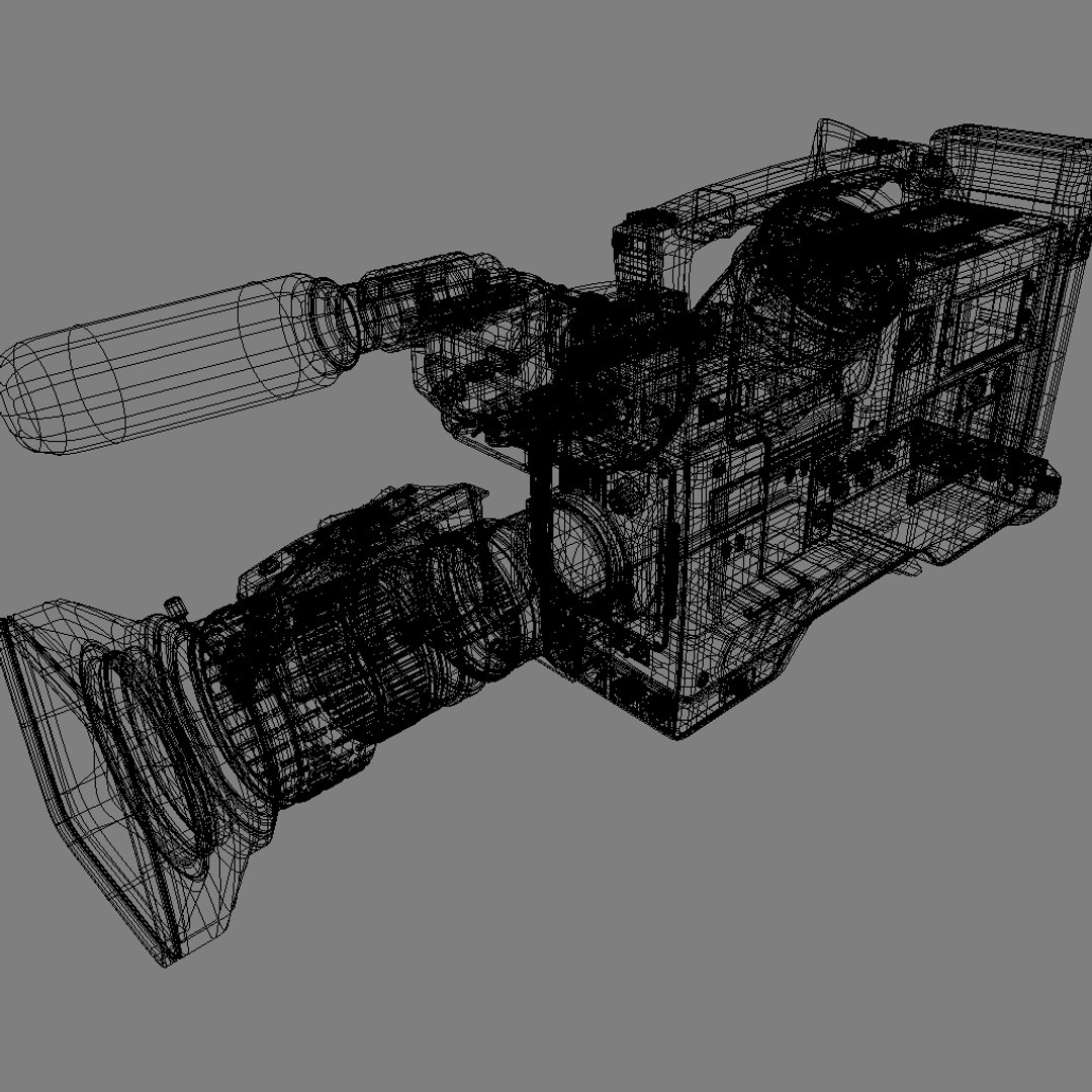 Digital Betacam Camera 3d Model