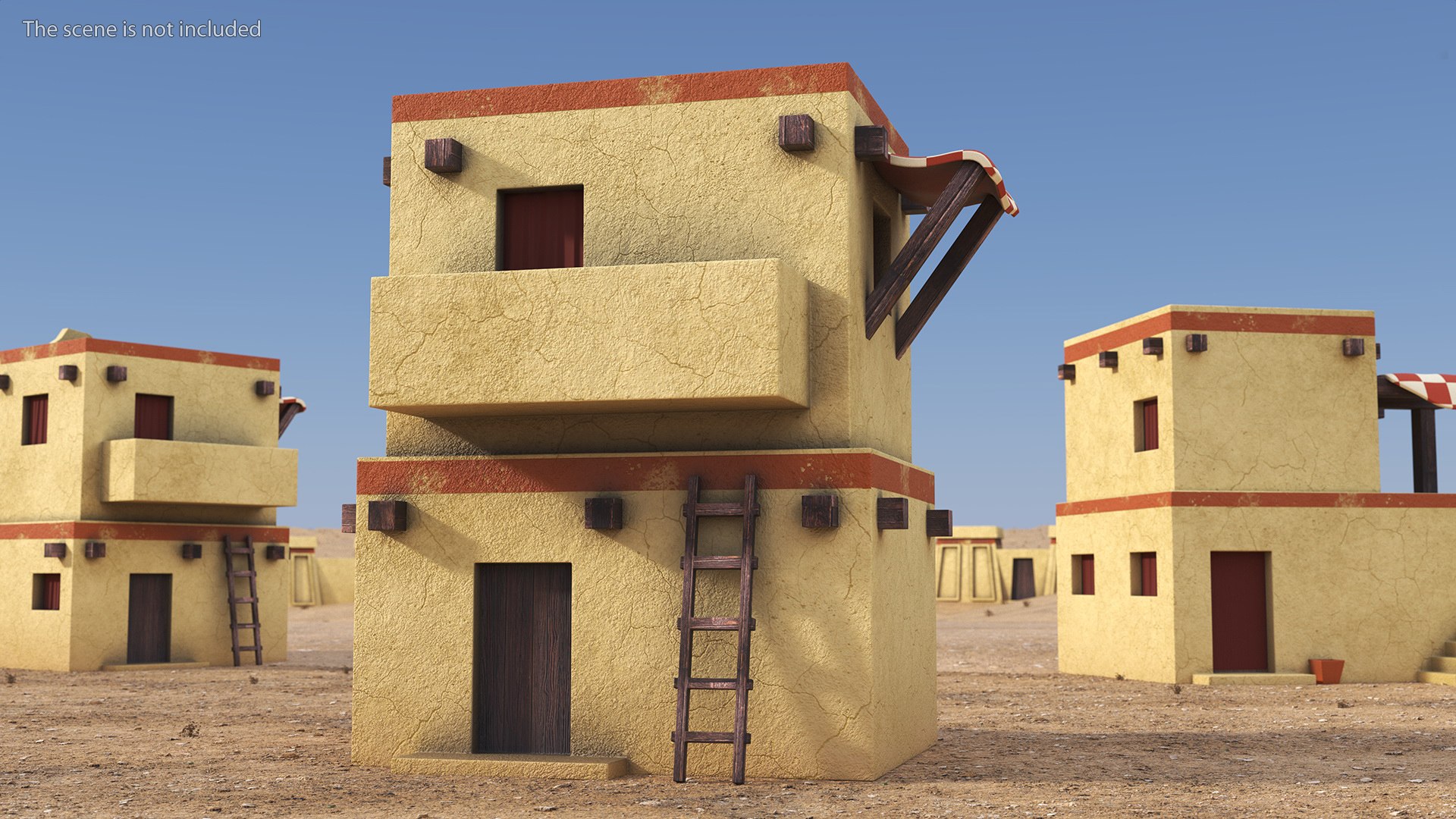 Arab Buildings Collection 2 3D Model - TurboSquid 2223381