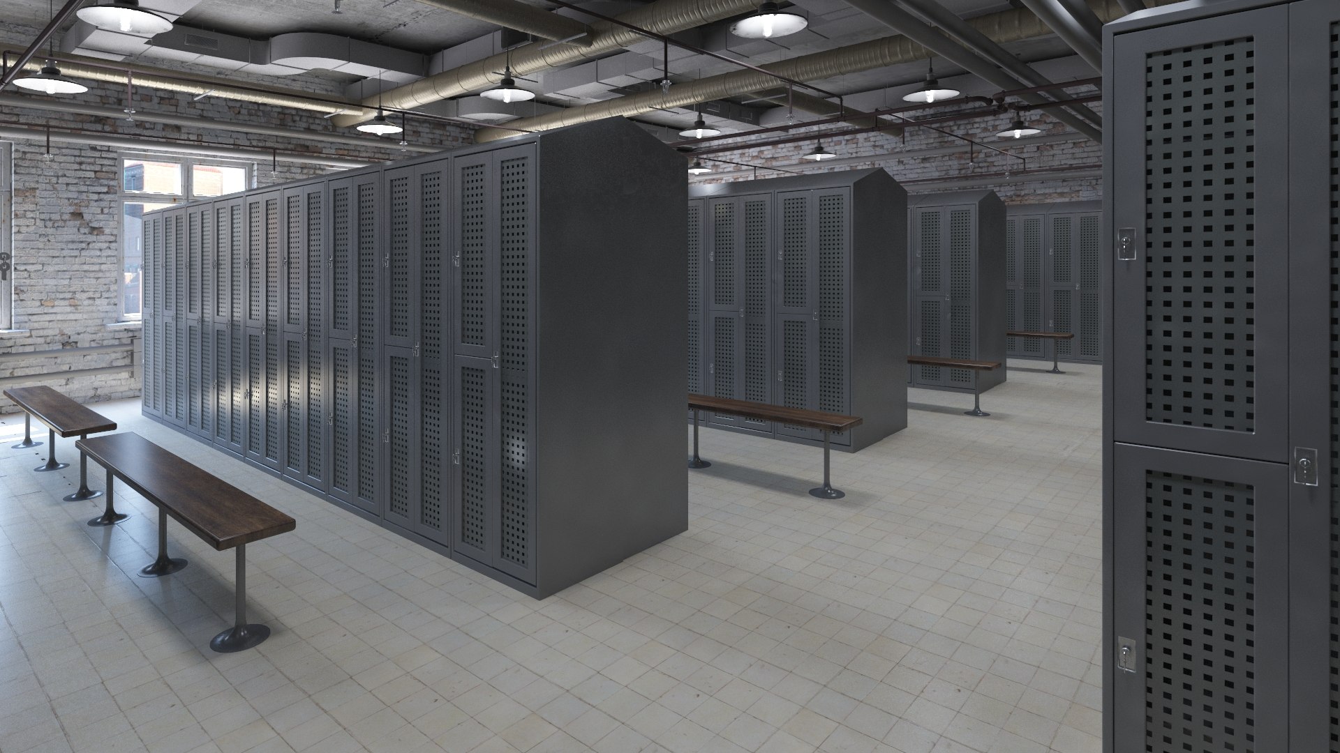 Locker Room 3 3D Model - TurboSquid 2014474