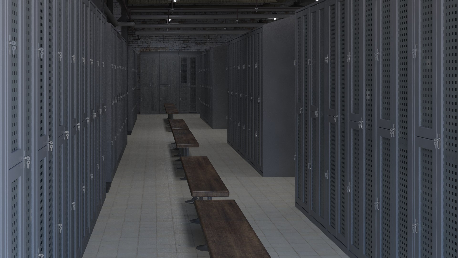 Locker Room 3 3D Model - TurboSquid 2014474