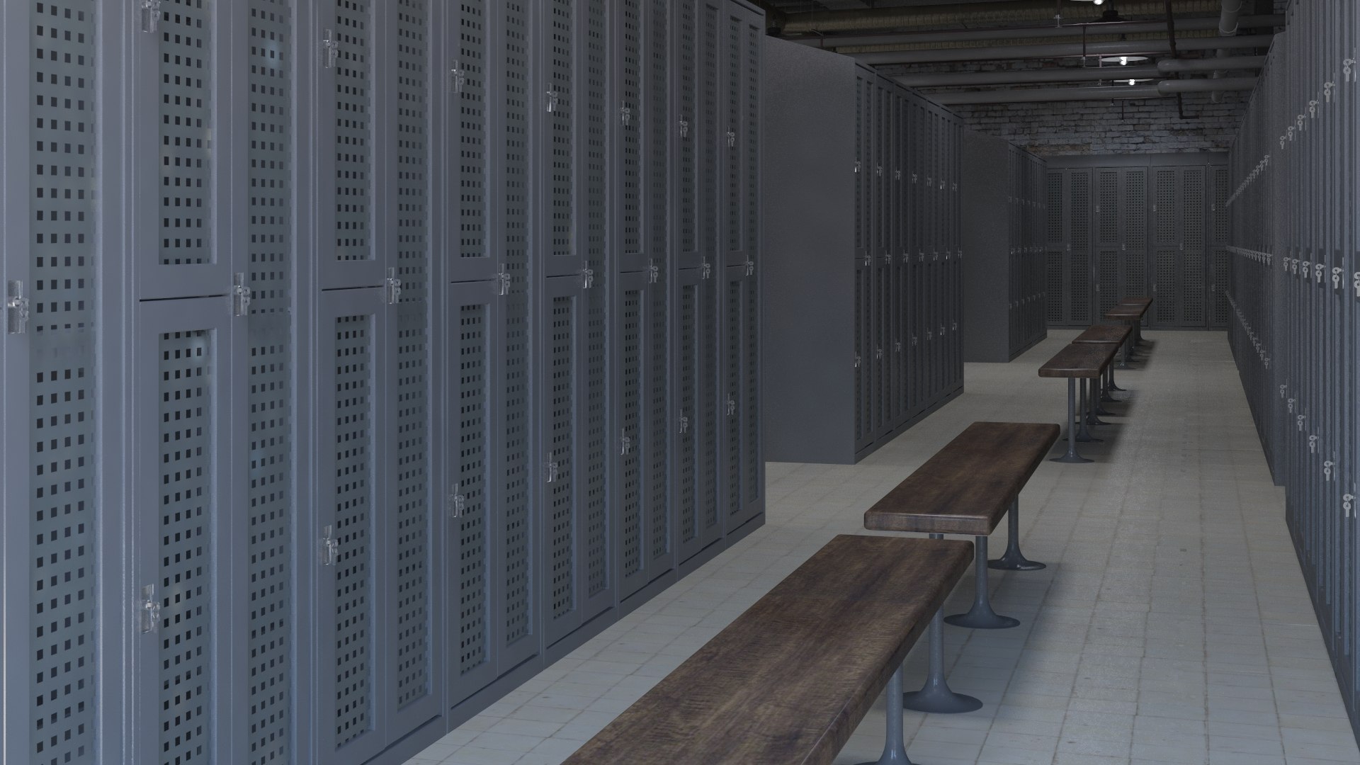 Locker Room 3 3D Model - TurboSquid 2014474