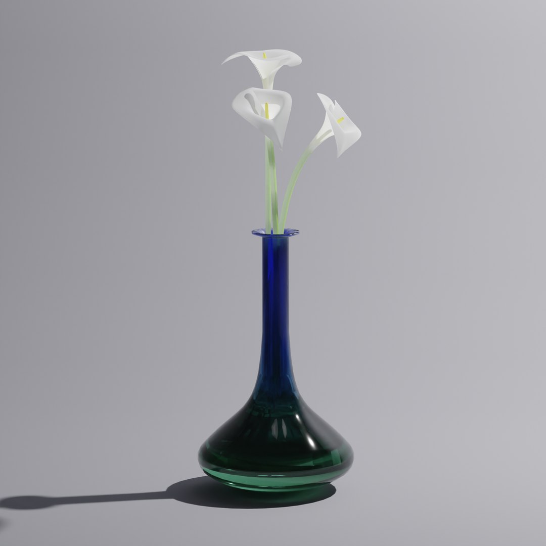 Calla Lily 3D Model - TurboSquid 1909123