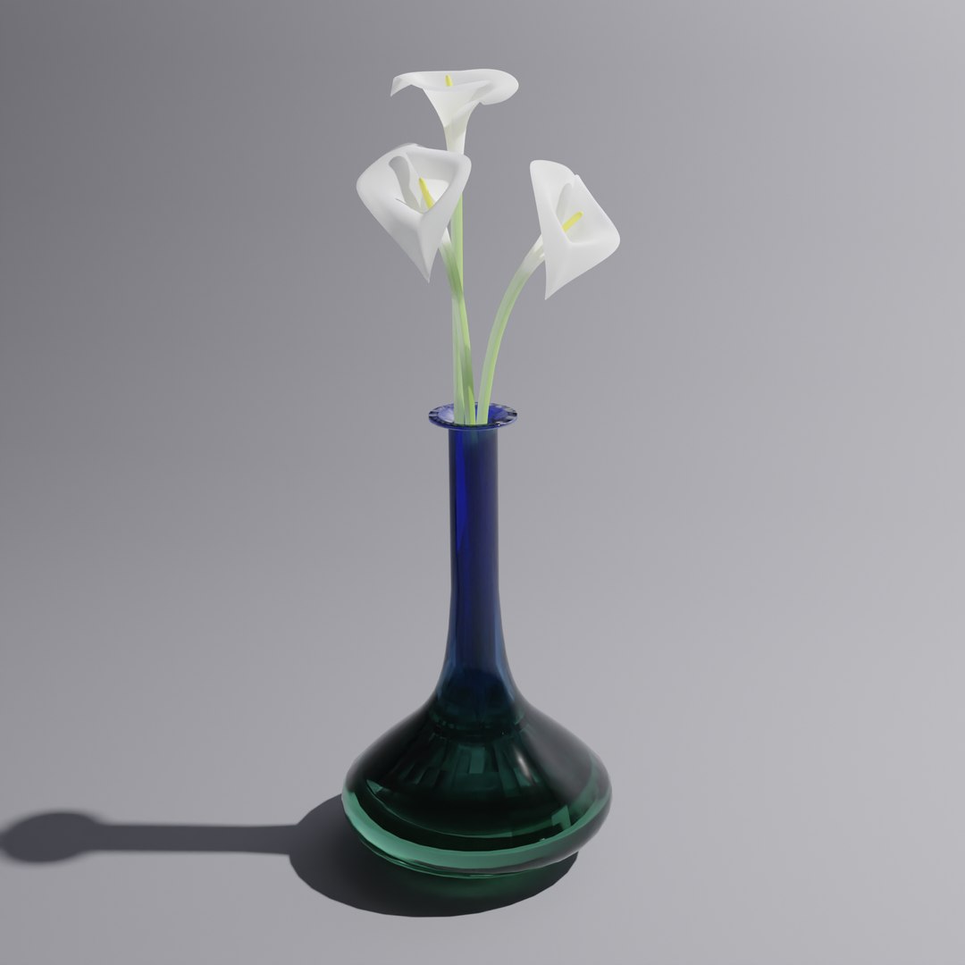 Calla Lily 3D Model - TurboSquid 1909123