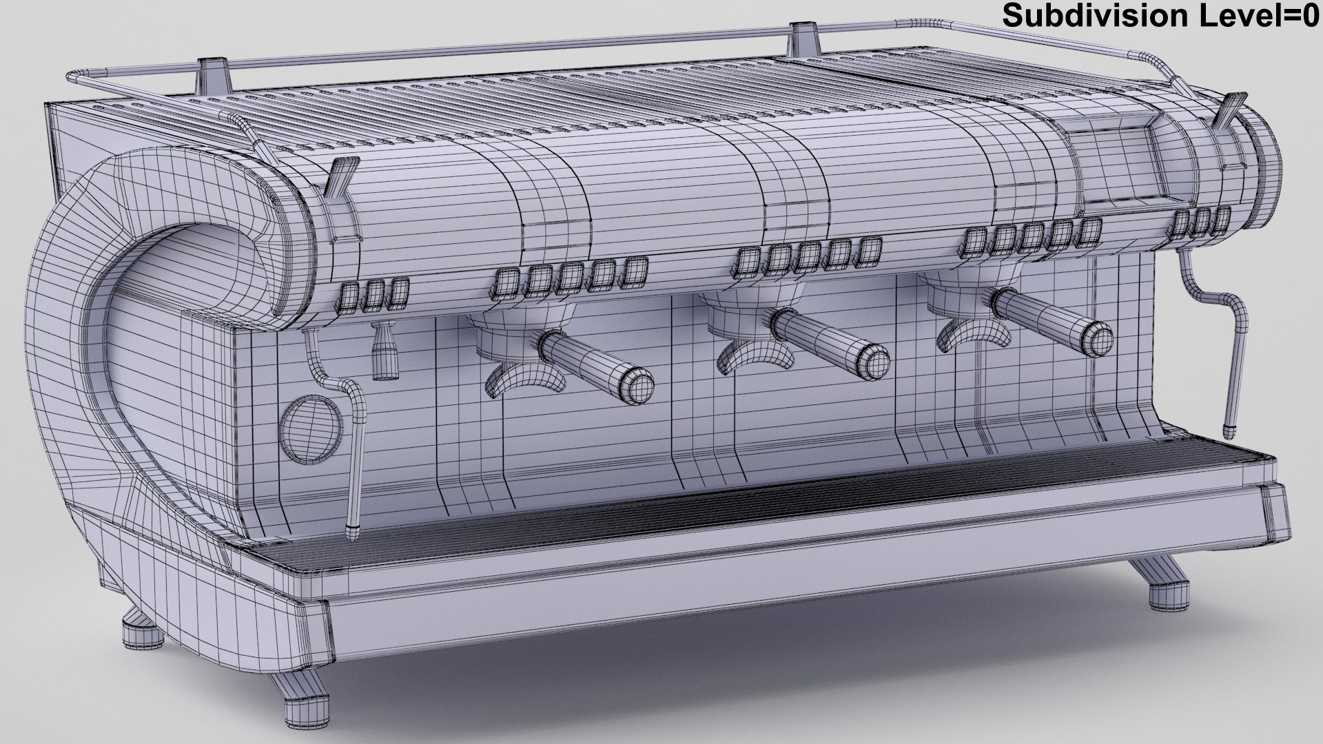 Nuova Simonelli Espresso Machine 04 3D Model - TurboSquid 2031277