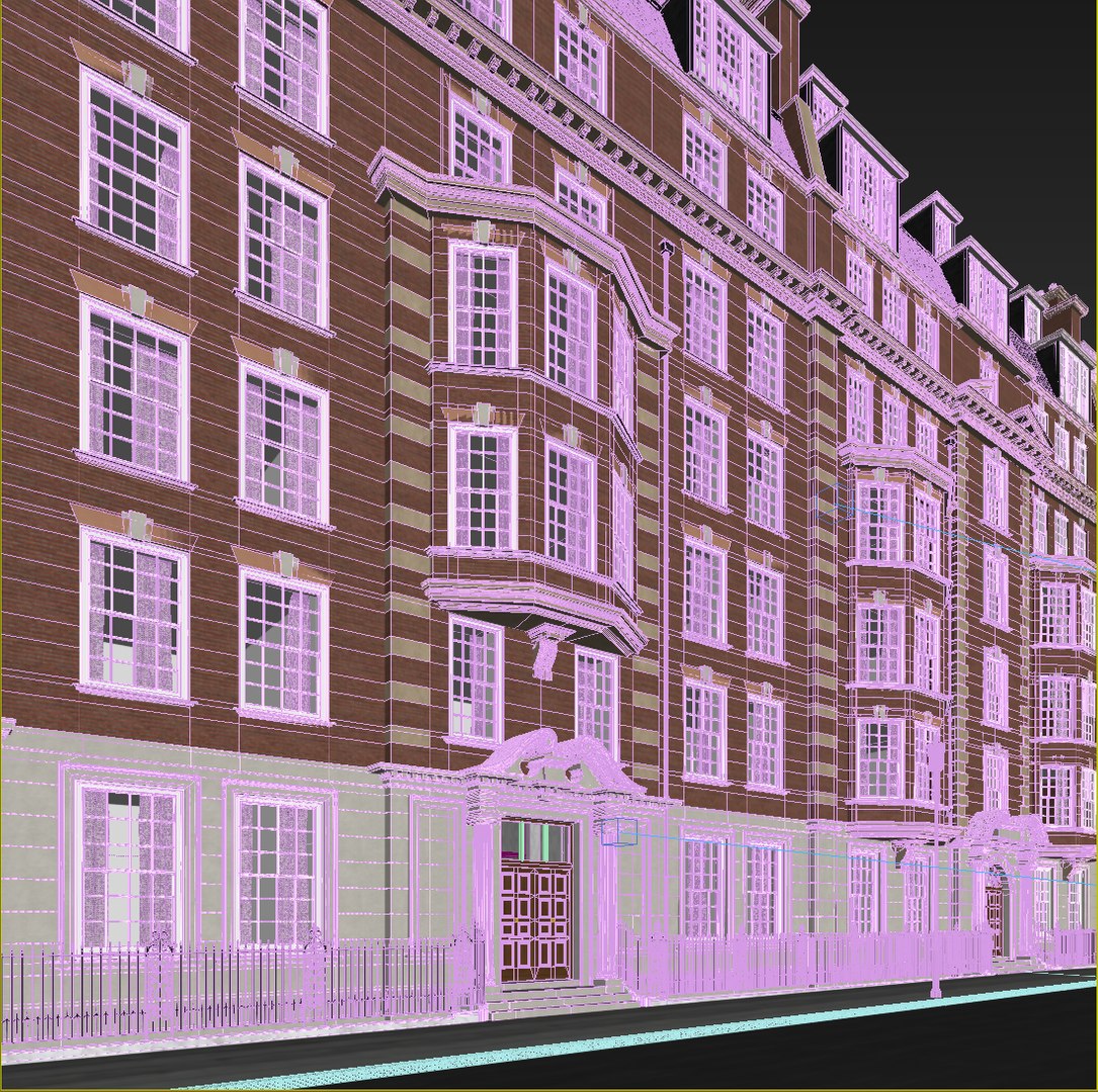 Regency Facade Westminster London Model - TurboSquid 1377028