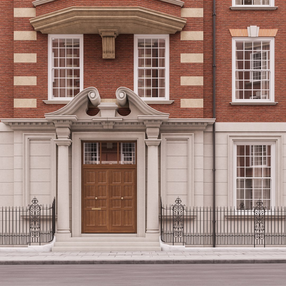 Regency Facade Westminster London Model - TurboSquid 1377028