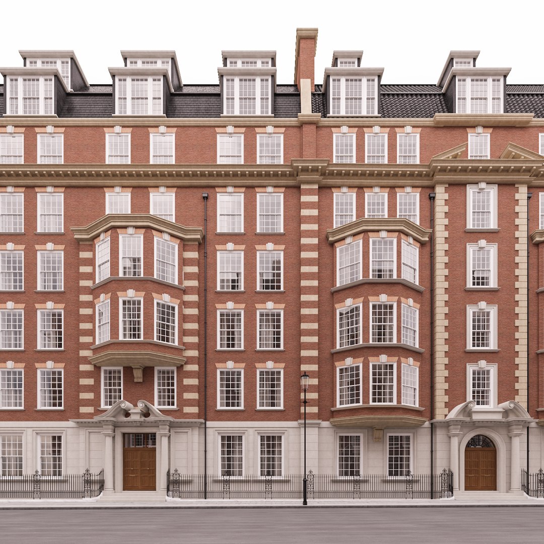Regency Facade Westminster London Model - TurboSquid 1377028