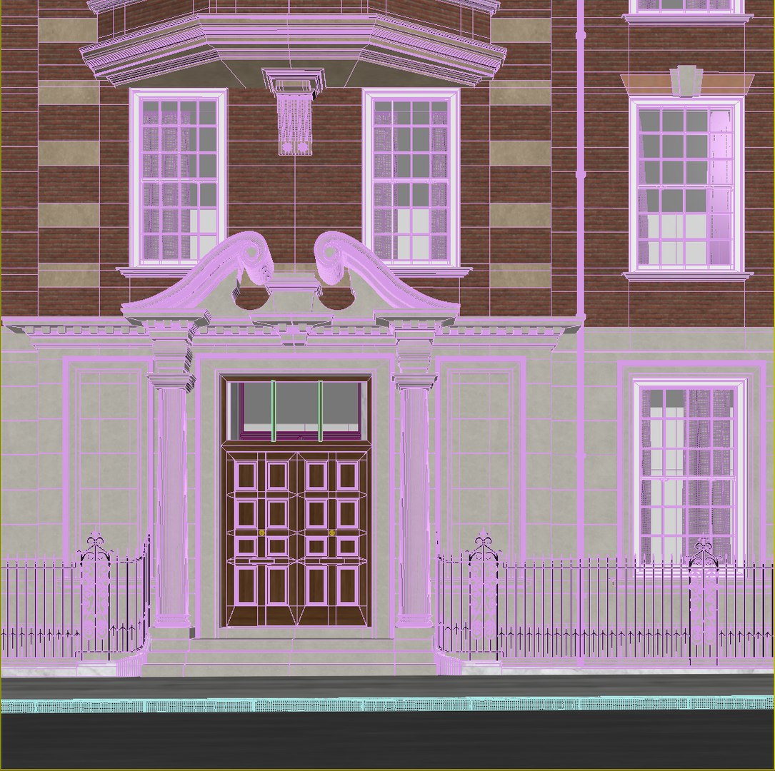 Regency Facade Westminster London Model - TurboSquid 1377028
