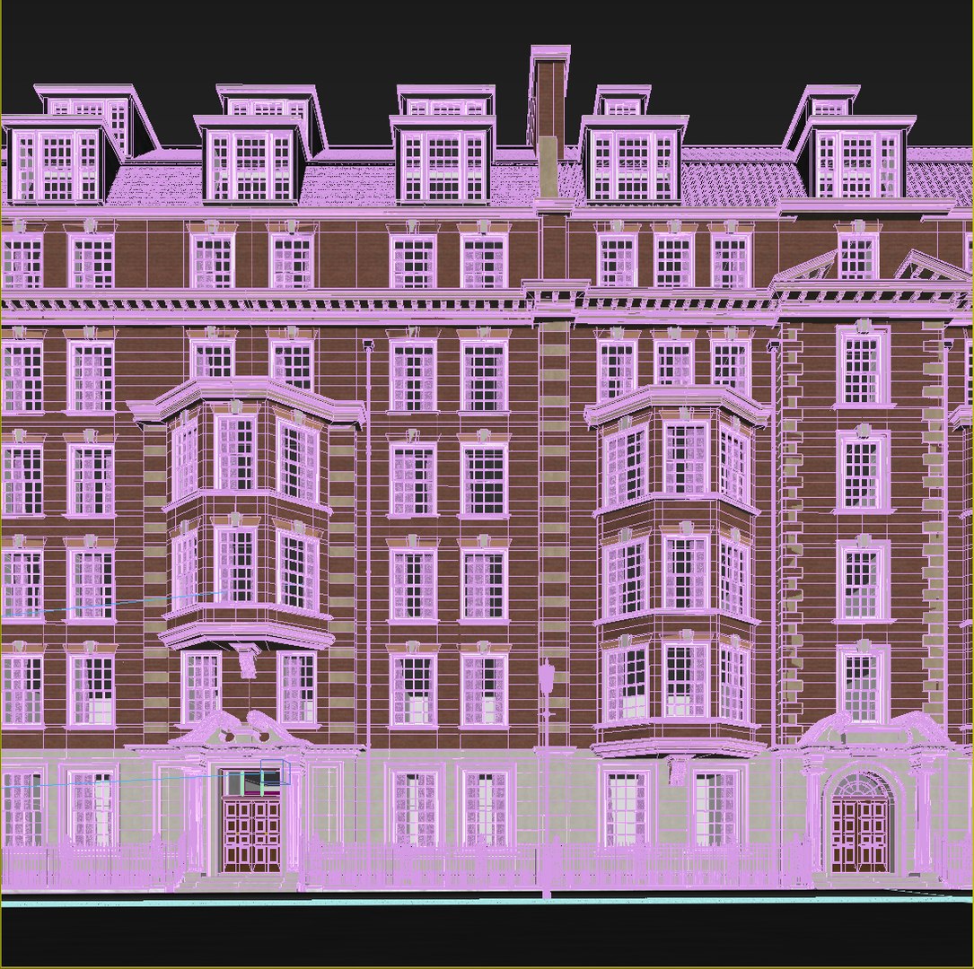 Regency Facade Westminster London Model - TurboSquid 1377028