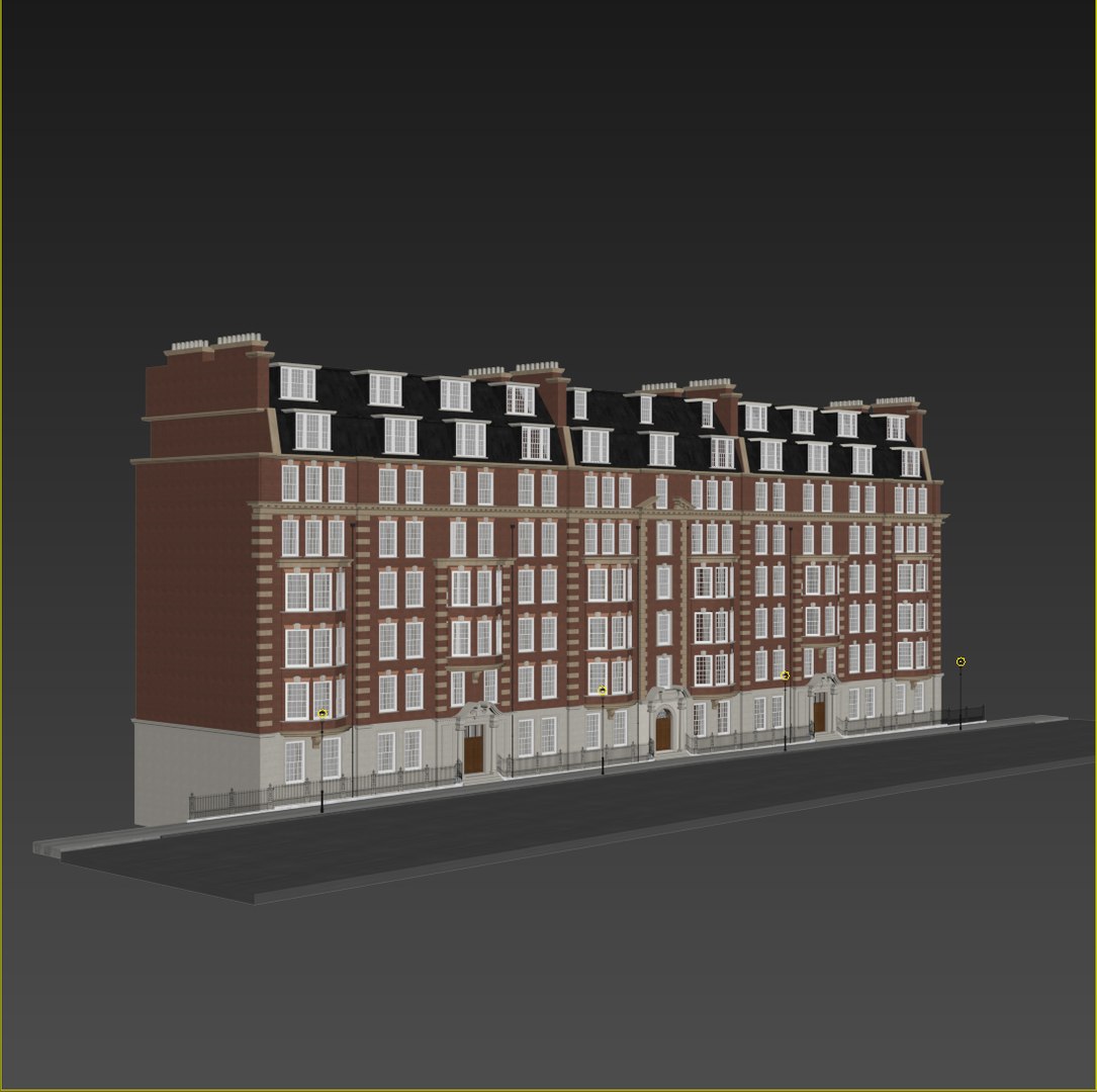 Regency Facade Westminster London Model - TurboSquid 1377028