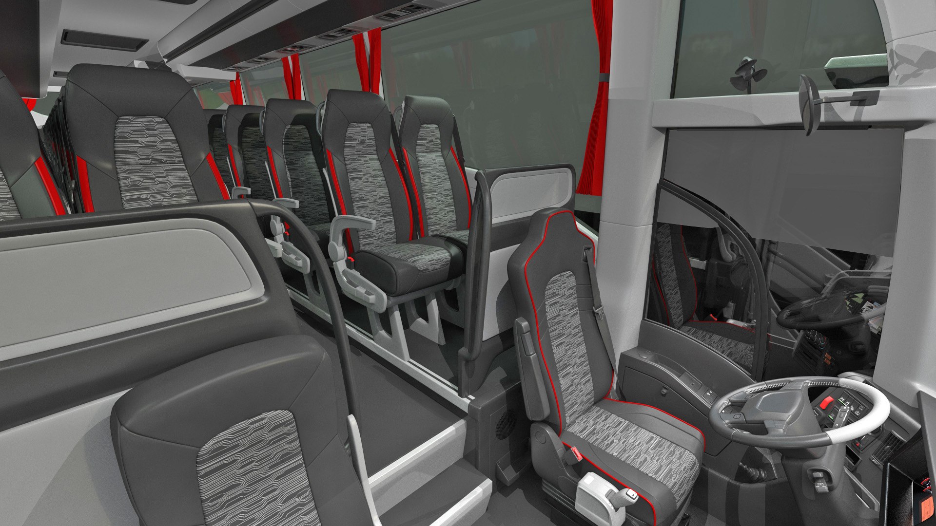 Luxury coach tour bus 3D model - TurboSquid 1517749