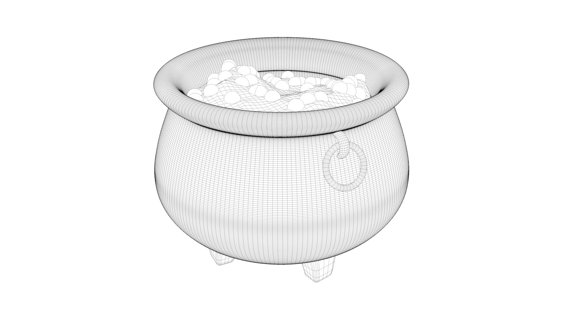 3D Witch Cauldron Model - TurboSquid 1956170