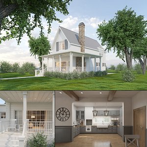 Free Farmhouse 3D Models for Download | TurboSquid