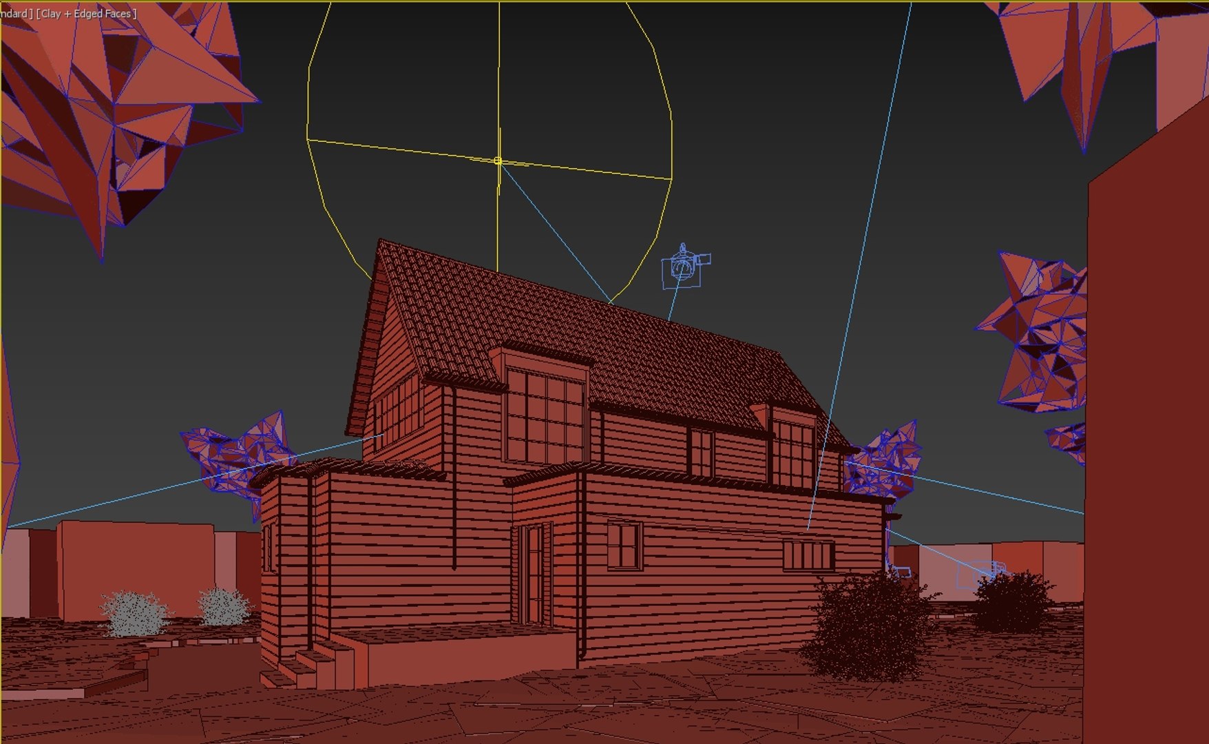 3D Farmhouse Cottage Exterior And Interior - TurboSquid 1755666