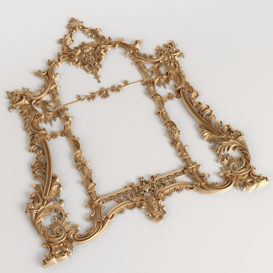 Carved Frame Cnc 3D Model - TurboSquid 1574679