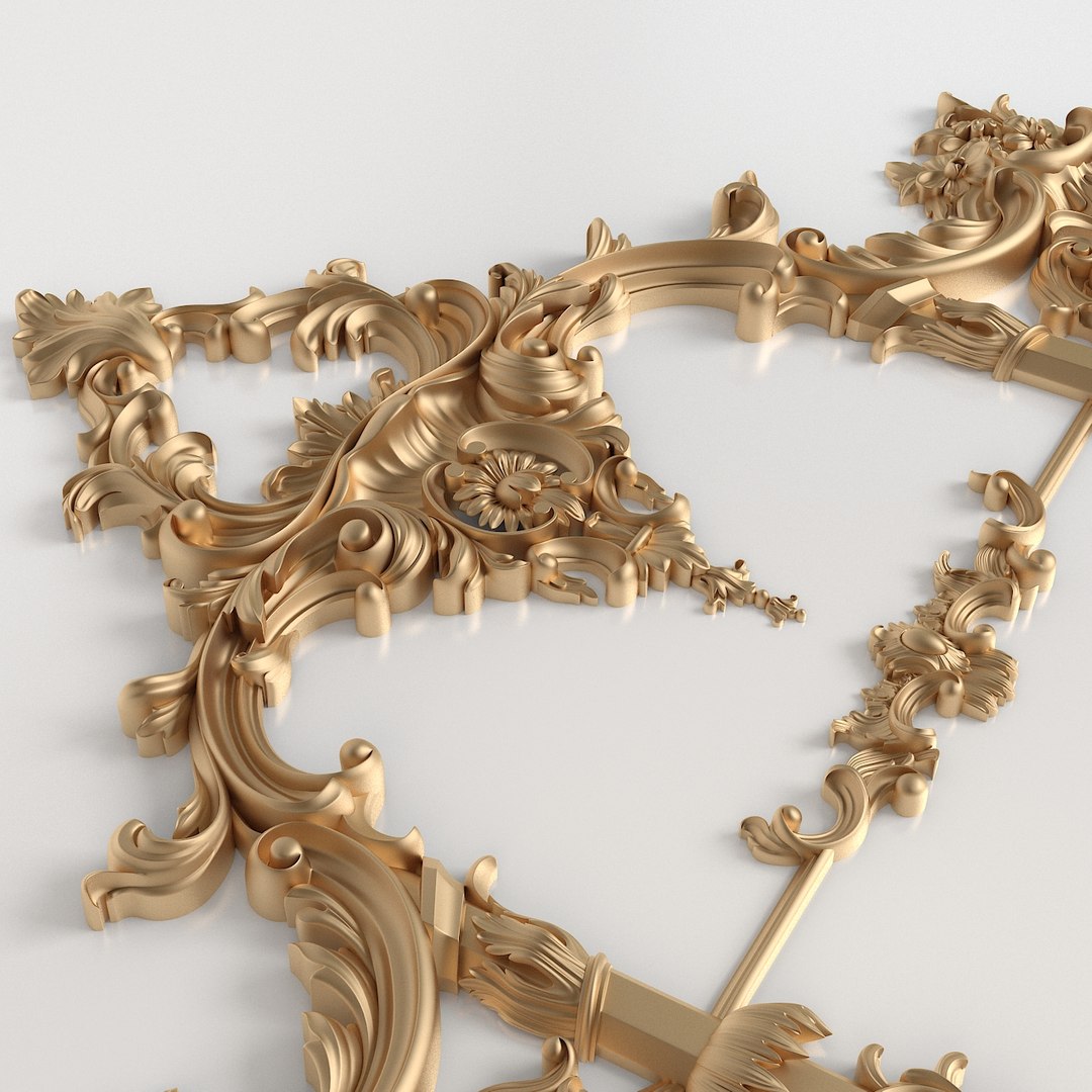 Carved Frame Cnc 3D Model - TurboSquid 1574679
