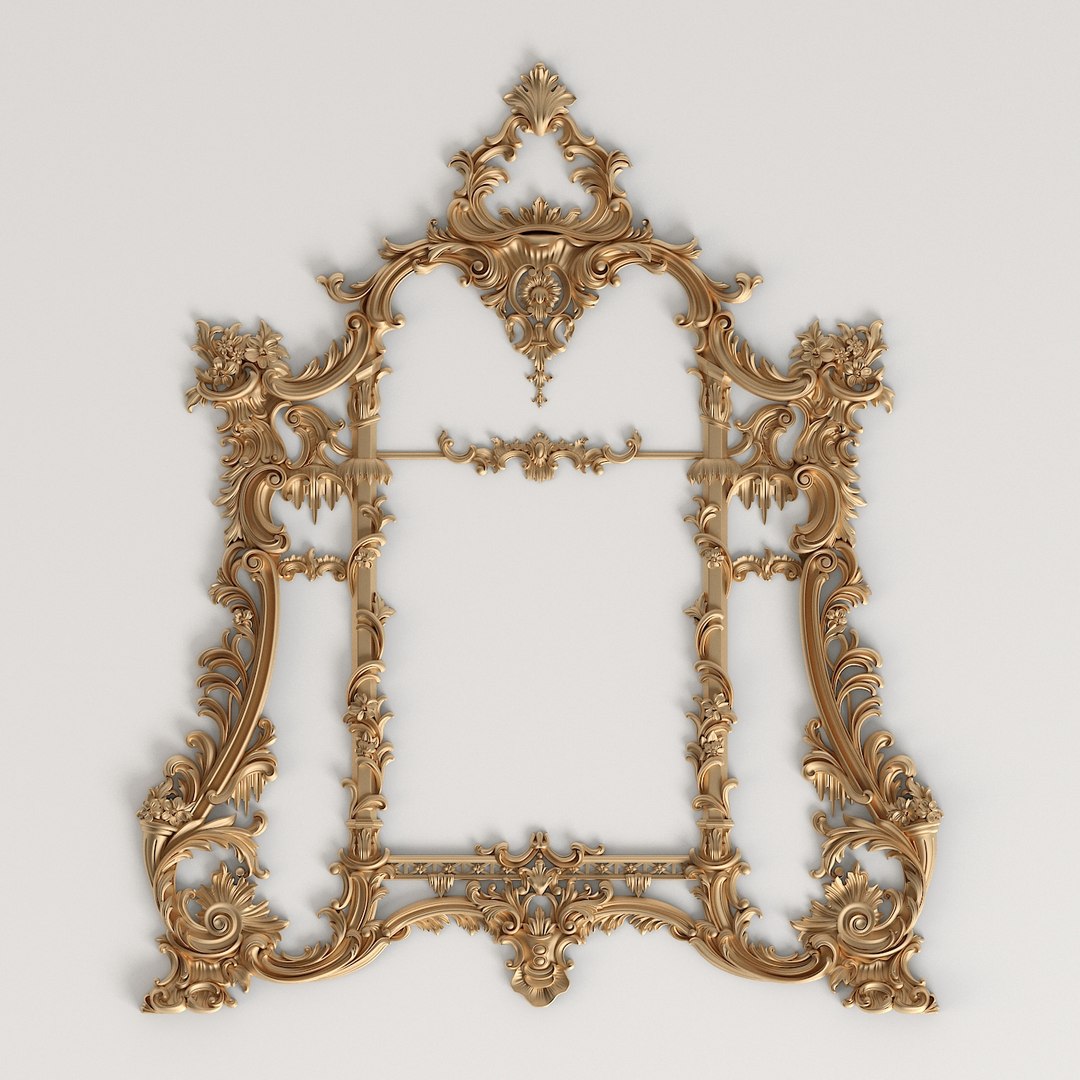 Carved Frame Cnc 3D Model - TurboSquid 1574679