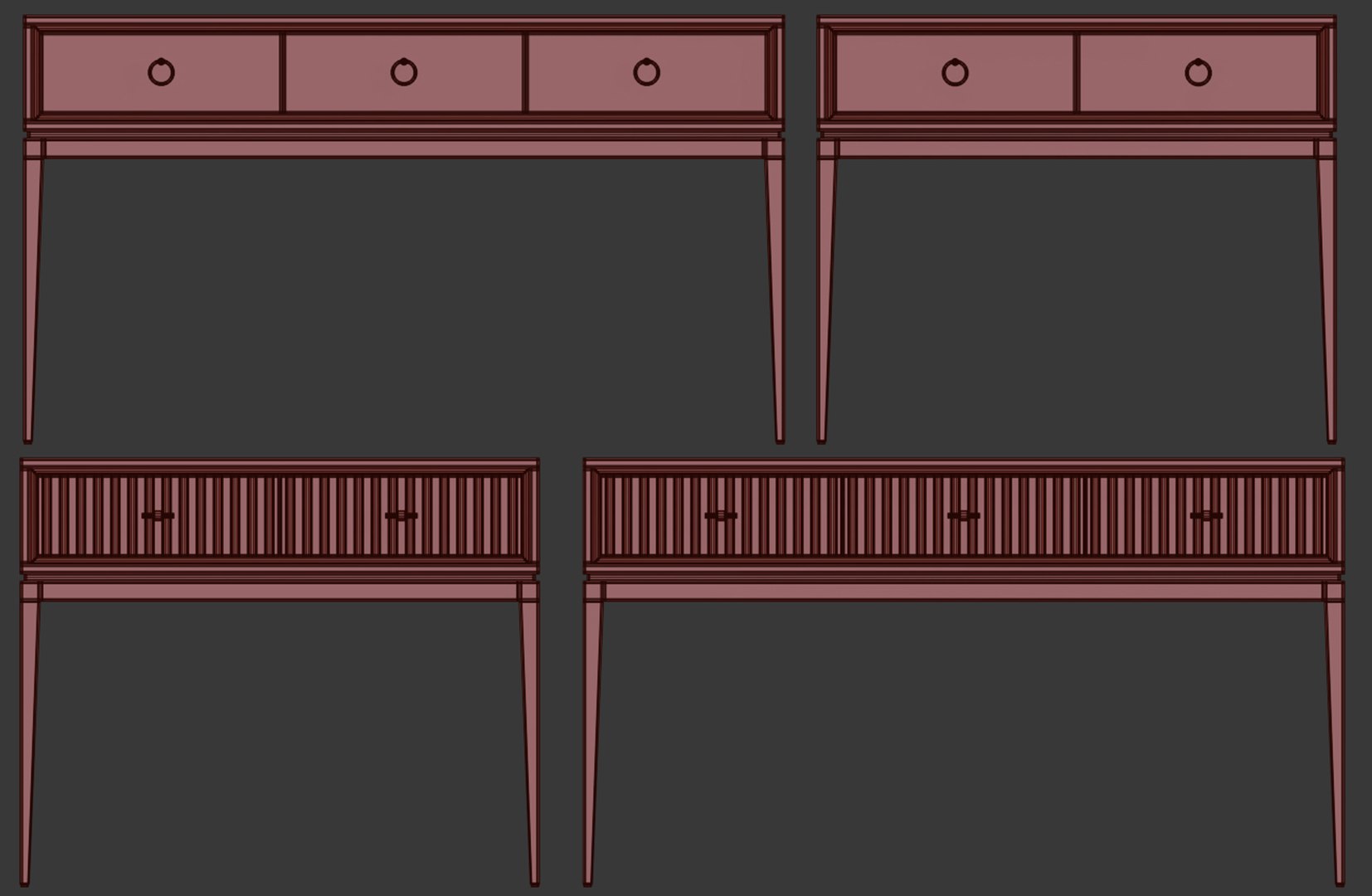 3D Console Table Prato By ArtMax Model - TurboSquid 1958171