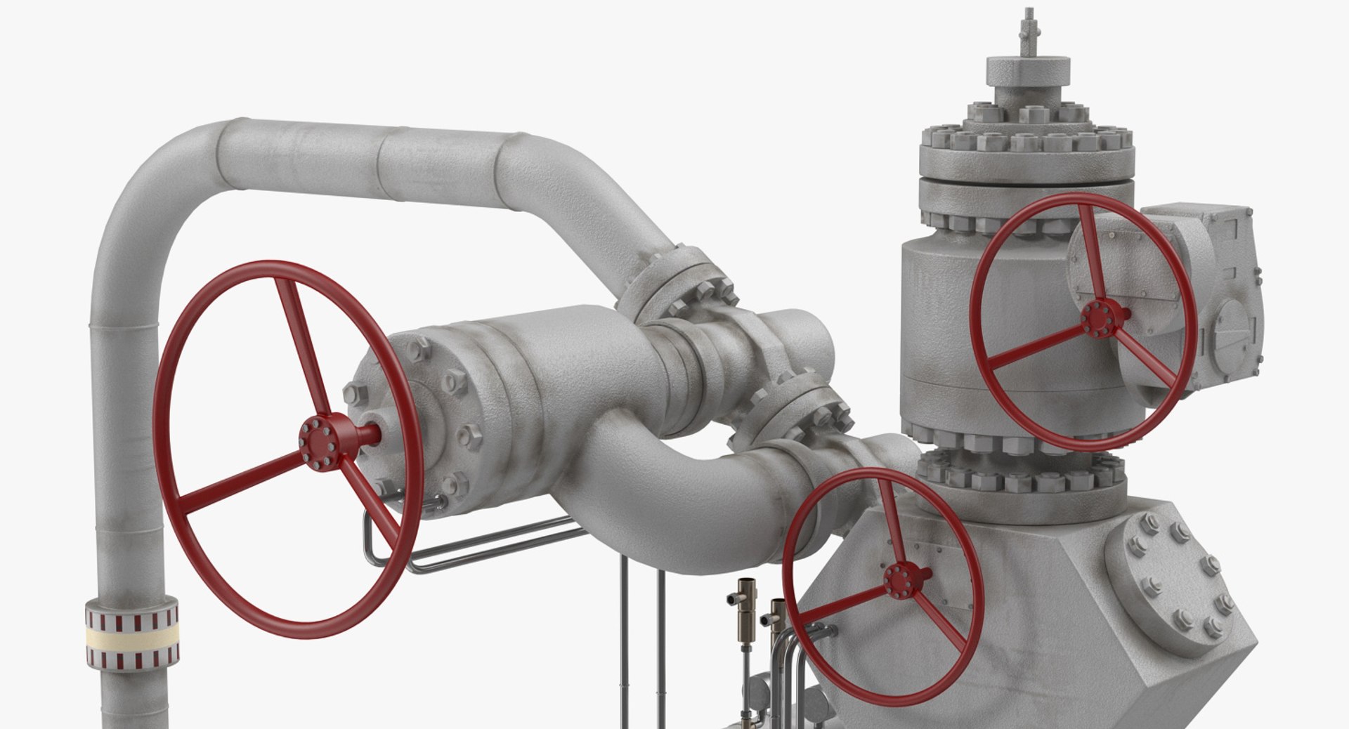 Oil Wellhead 2 3D - TurboSquid 1297046