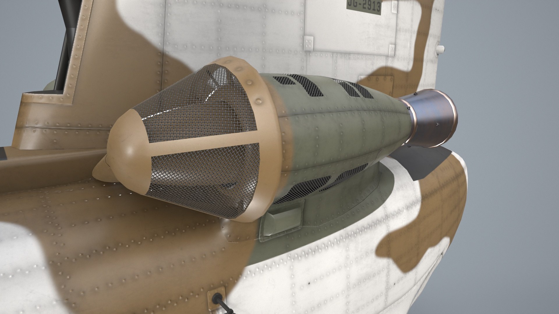 CH-47J Chinook JGSDF Winter Static 3D Model - TurboSquid 2168604