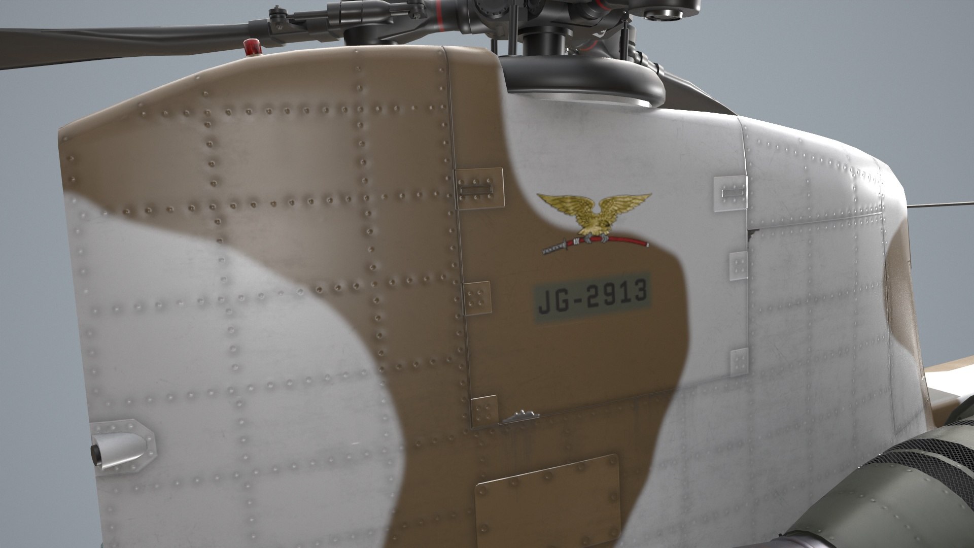 CH-47J Chinook JGSDF Winter Static 3D Model - TurboSquid 2168604