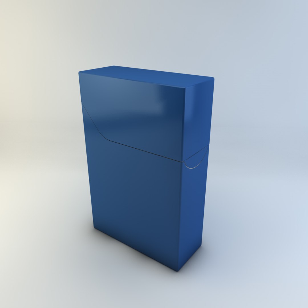Zippo Cigarette Pack 3d Model