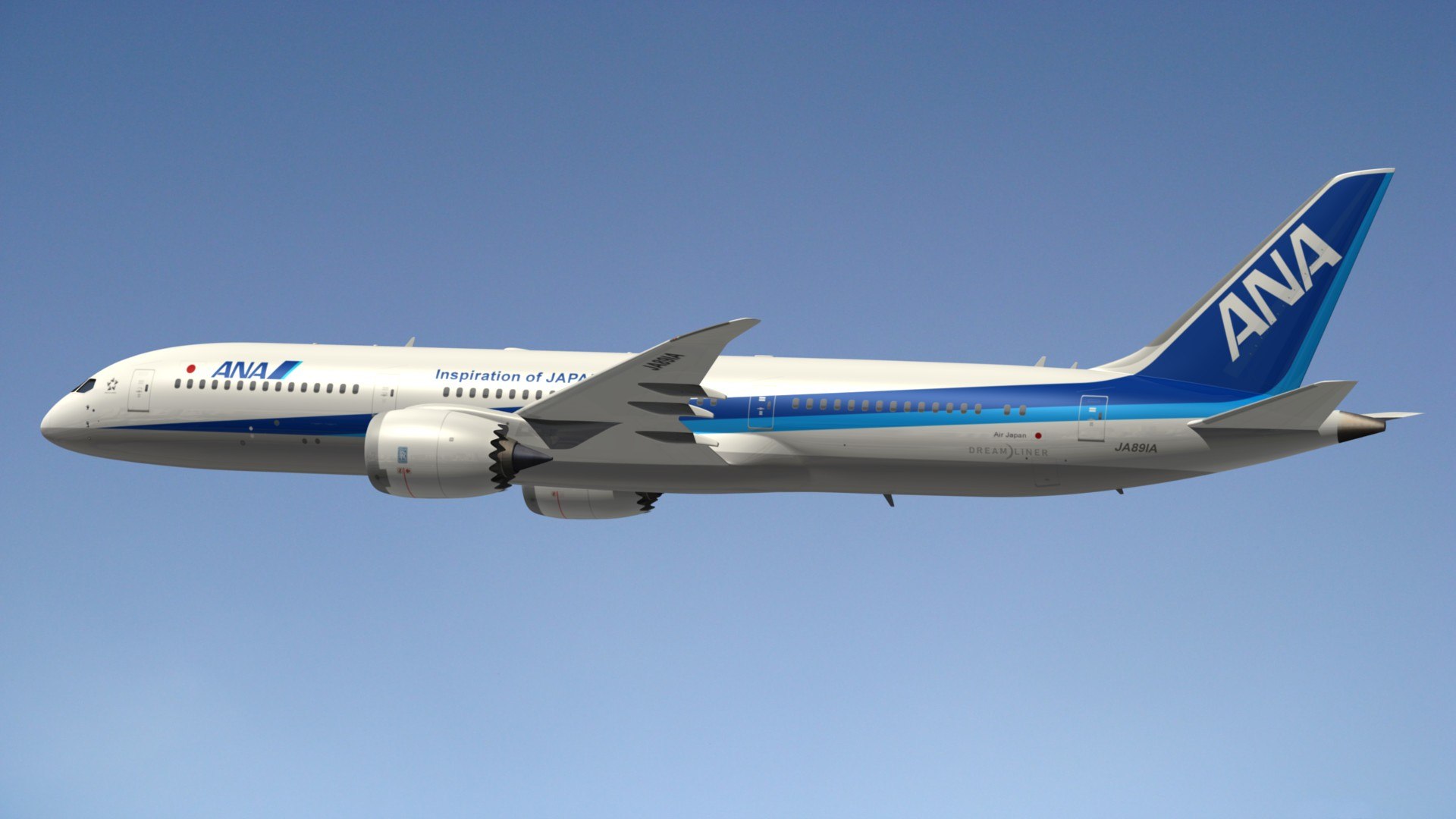3D boeing 787 ana model - TurboSquid 1679306