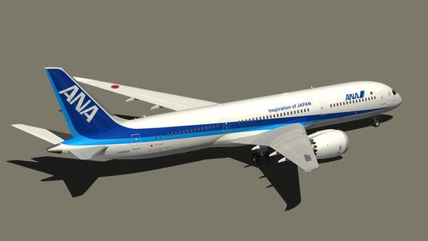 3D boeing 787 ana model - TurboSquid 1679306
