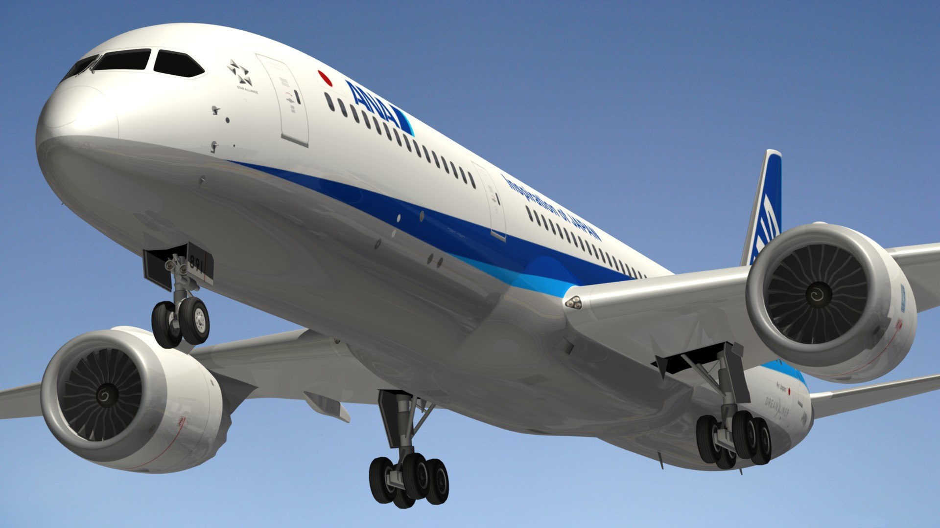 3D Boeing 787 Ana Model - TurboSquid 1679306