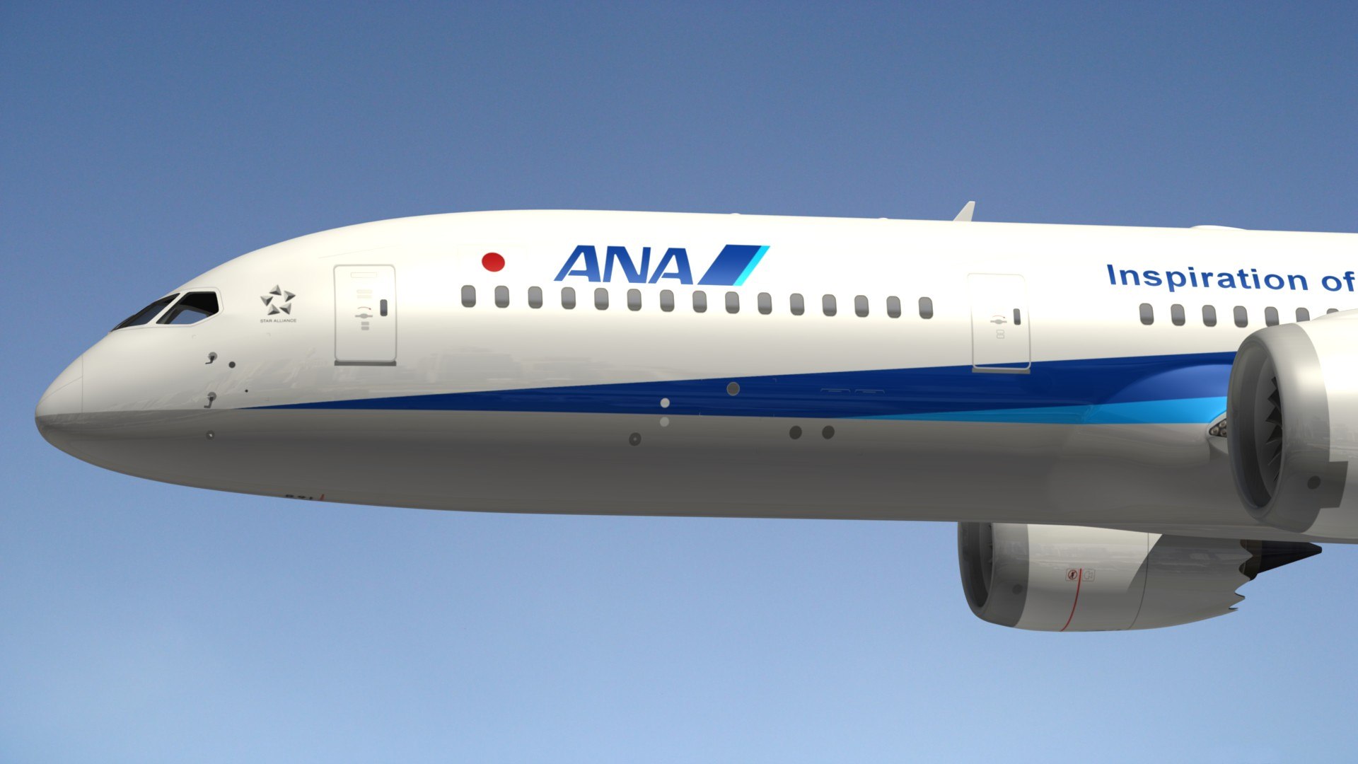 3D Boeing 787 Ana Model - TurboSquid 1679306