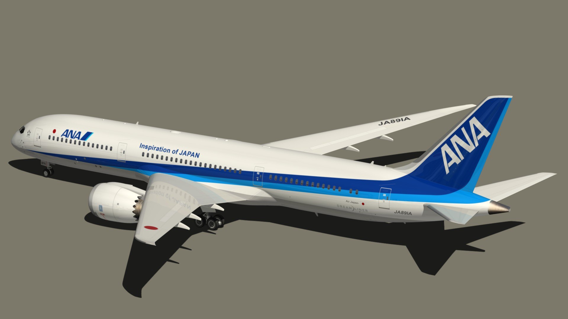 3D Boeing 787 Ana Model - TurboSquid 1679306